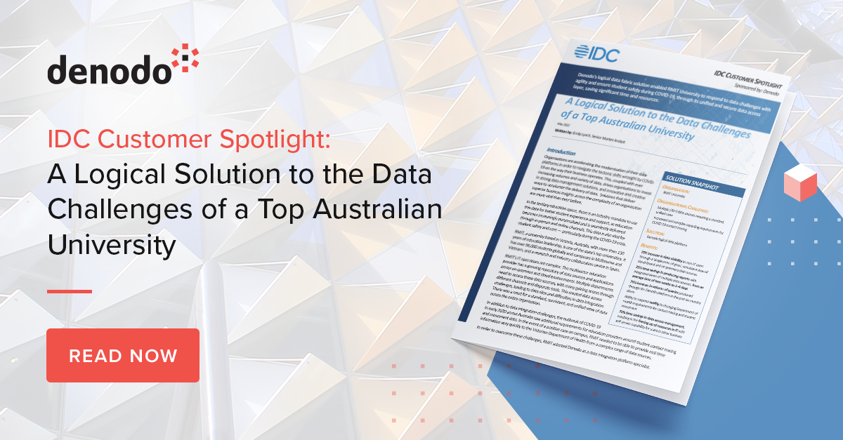 IDC Customer Spotlight: RMIT University | Denodo