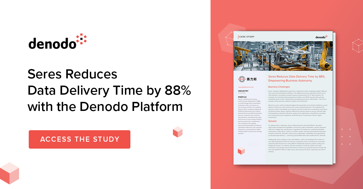 Seres Reduces Data Delivery Time by 88% with the Denodo Platform | Denodo