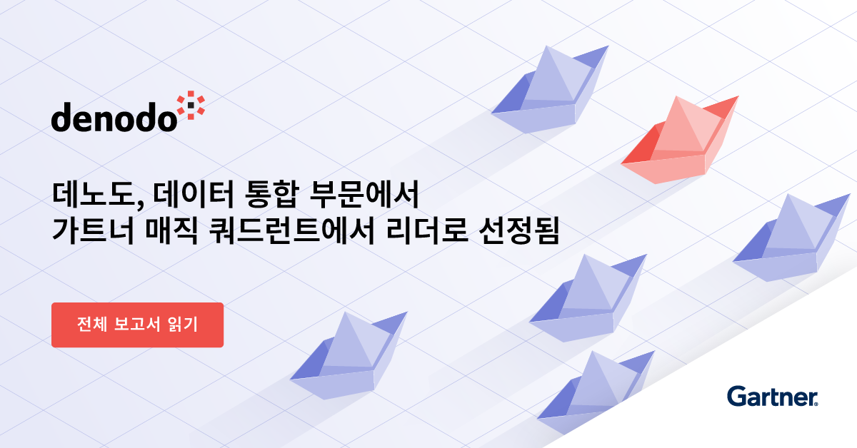 데이터 통합 도구 2023 가트너 매직 쿼드런트 | Denodo