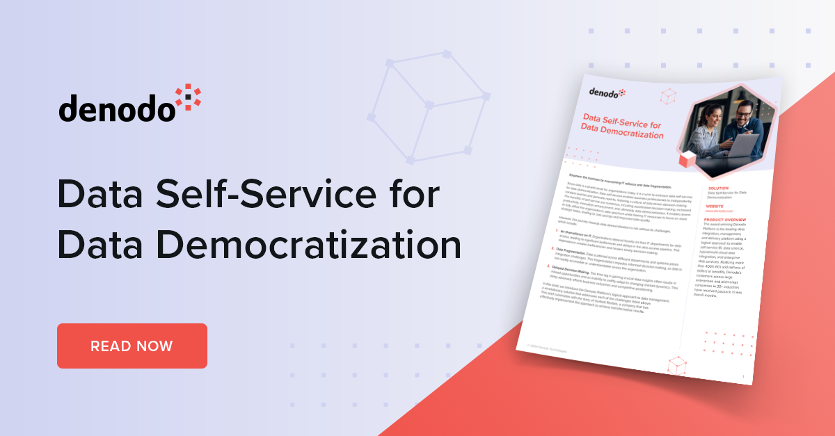 Data Self Service for Data Democratization | Denodo