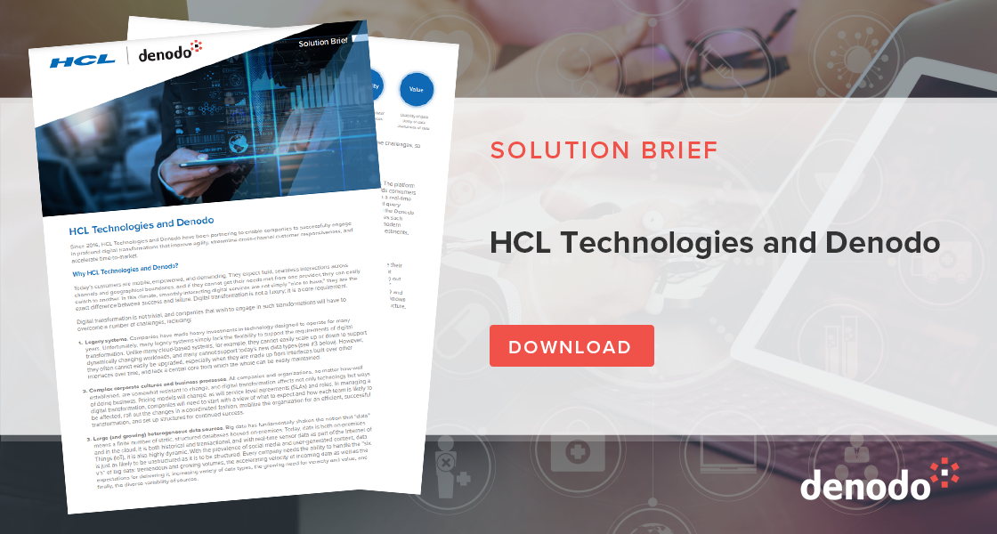 Partner Solution Brief: HCLTech and Denodo | Denodo