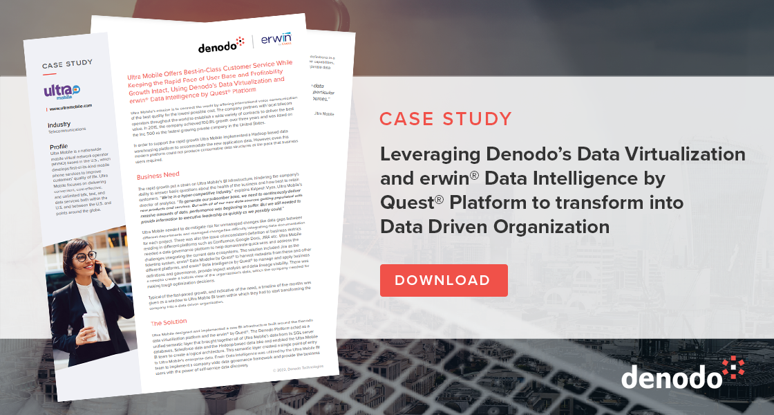 Ultra Mobile Case Study: Leveraging Denodo’s Data Virtualization and erwin® Data Intelligence by ...